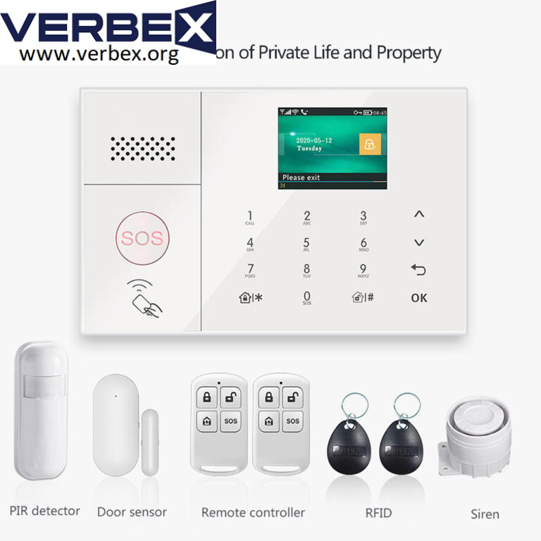 Verbex VT-W181 Wi-Fi GSM Tuya Smart Burglar Security Alarm System with ...